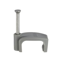 Grey FTE Cable Clips - 1.5mm (9 x 5mm)