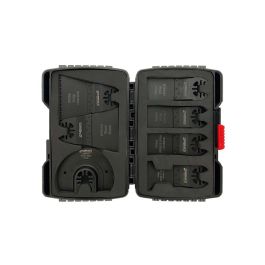 Abracs 8pc Multi-Tool Blade Set For Wood And Metal (In Case)