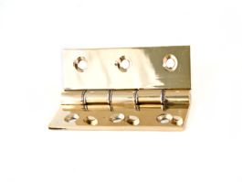 PRS 106 Brass Butt Hinge - DSW (Pair per Card) BR - 75mmx50mm / 3" x 2 ...