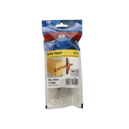 Spring Toggles Complete With Screws ZYP - M6/18mm x 75mm (Bag of 6)